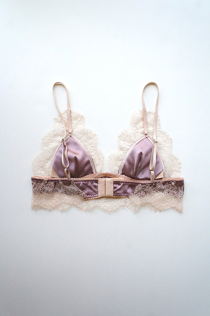 Ophelia Appliqué Bralette Orchid – Elma Lingerie